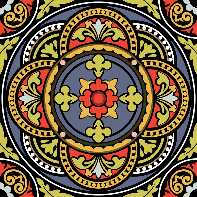 Middle Ages pattern - Free vector clipart images on creazilla.com