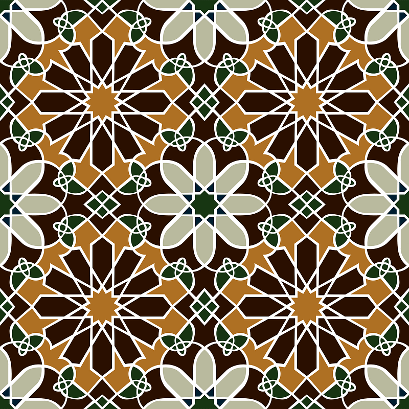 Moresque pattern - Free vector clipart images on creazilla.com