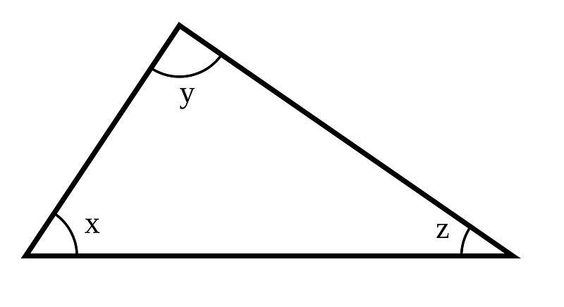 Simple triangle with angles marked 01 clipart. Free download ...