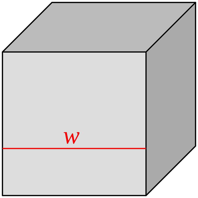 Cube width clipart. Free download transparent .PNG | Creazilla