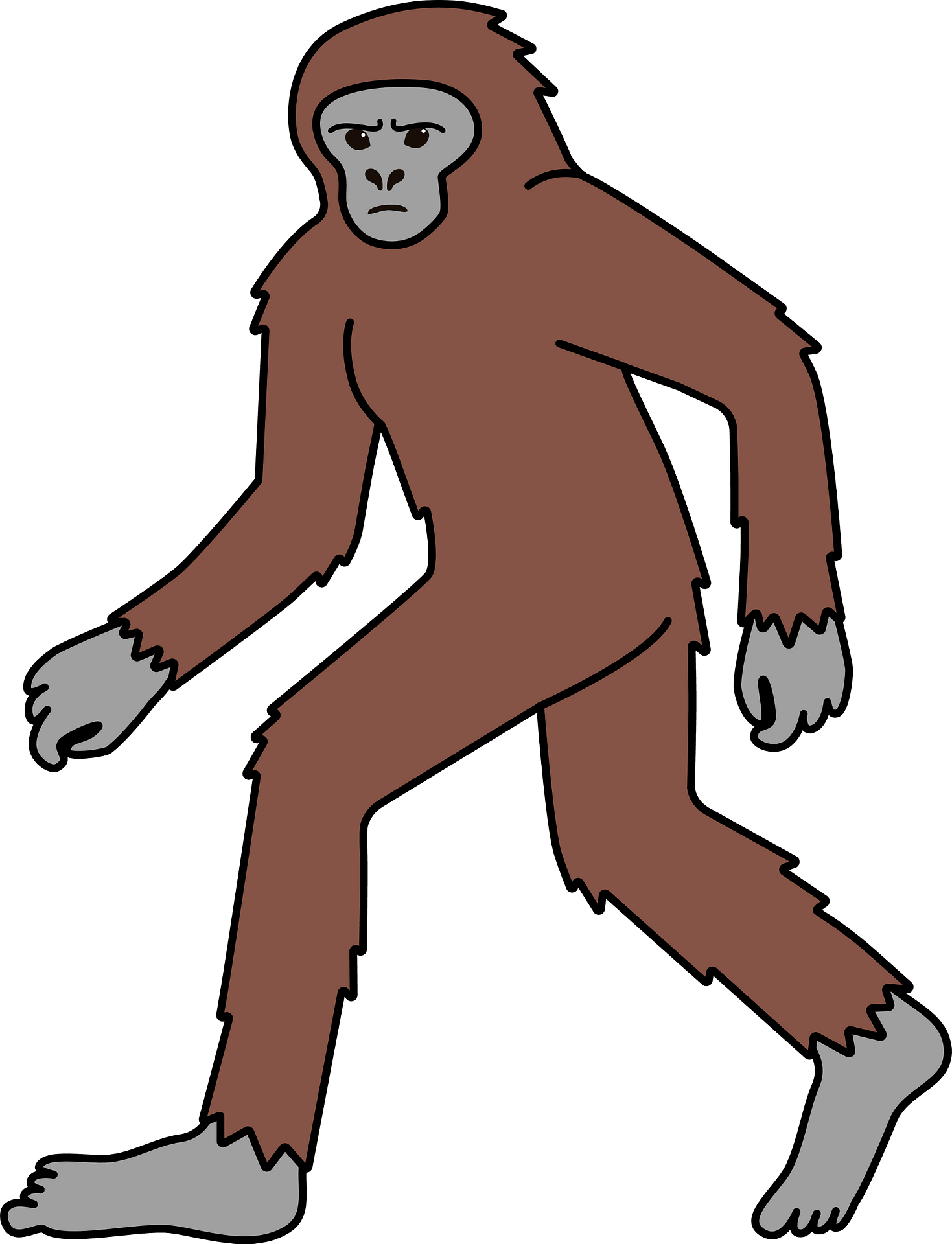 Sasquatch Clipart
