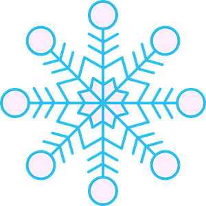 Snowflake - Free vector clipart images on creazilla.com