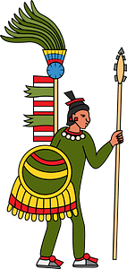 Aztec warrior - Free vector clipart images on creazilla.com