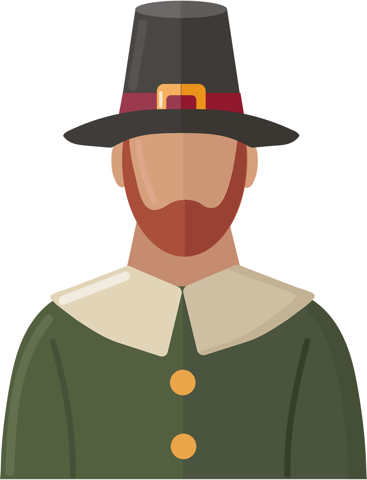 Pilgrim Man Clipart