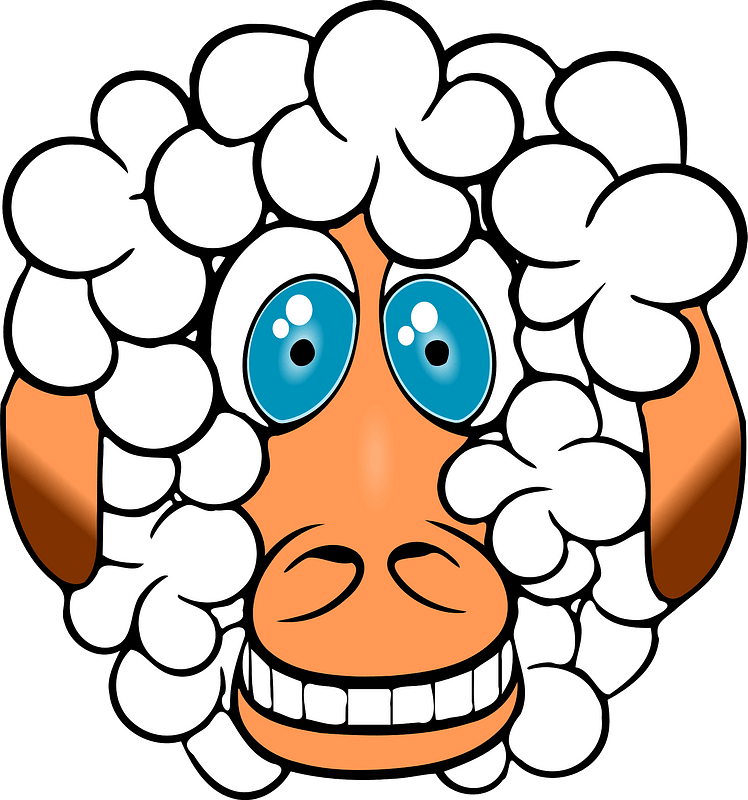 Sheep Face Clip Art Cute