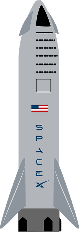 SpaceX Starship clipart. Darmowe pobieranie. | Creazilla