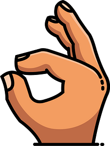 Okay Sign with the Hand clipart. Free download transparent .PNG | Creazilla