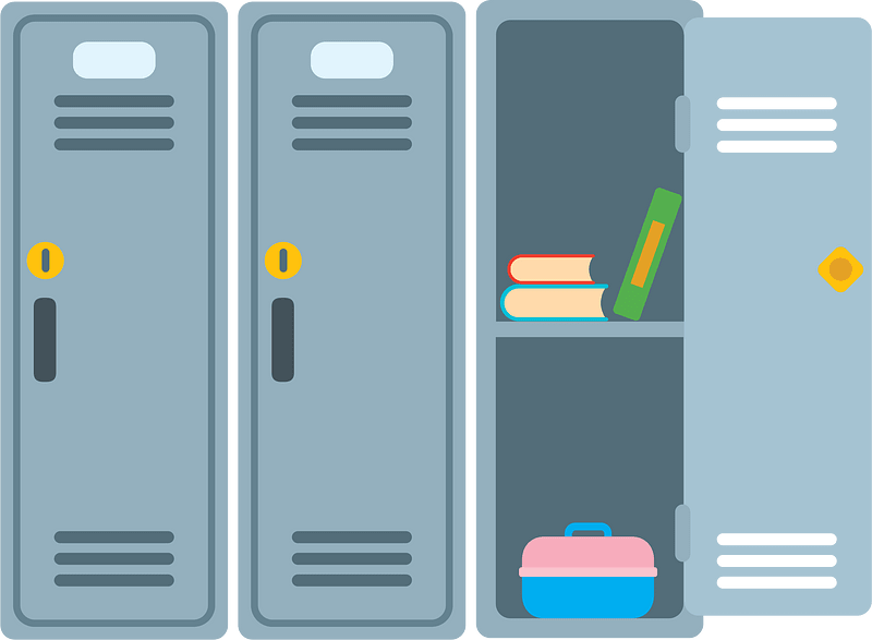 School locker clipart. Free download transparent .PNG | Creazilla