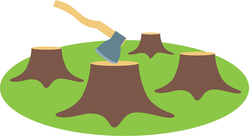 Deforestation clipart. Free download transparent .PNG | Creazilla