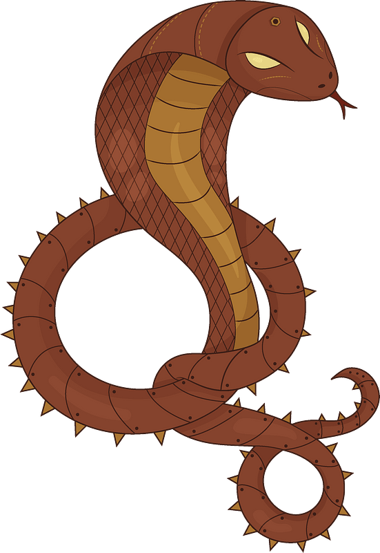 Steampunk Snake - Free vector clipart images on creazilla.com