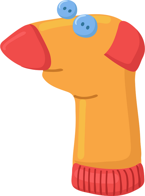 Sock puppet - Free vector clipart images on creazilla.com