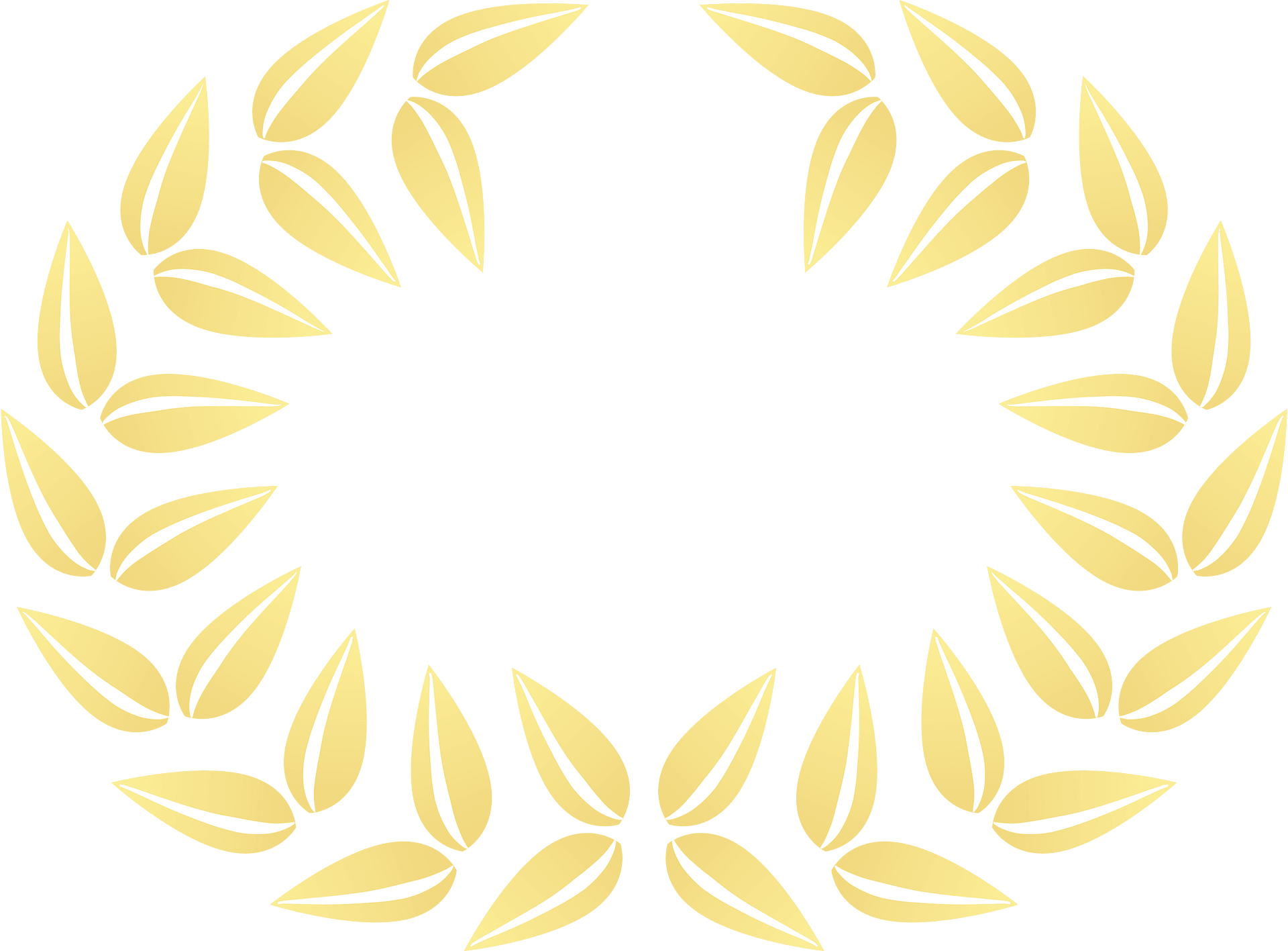 Gold Wreath Clipart