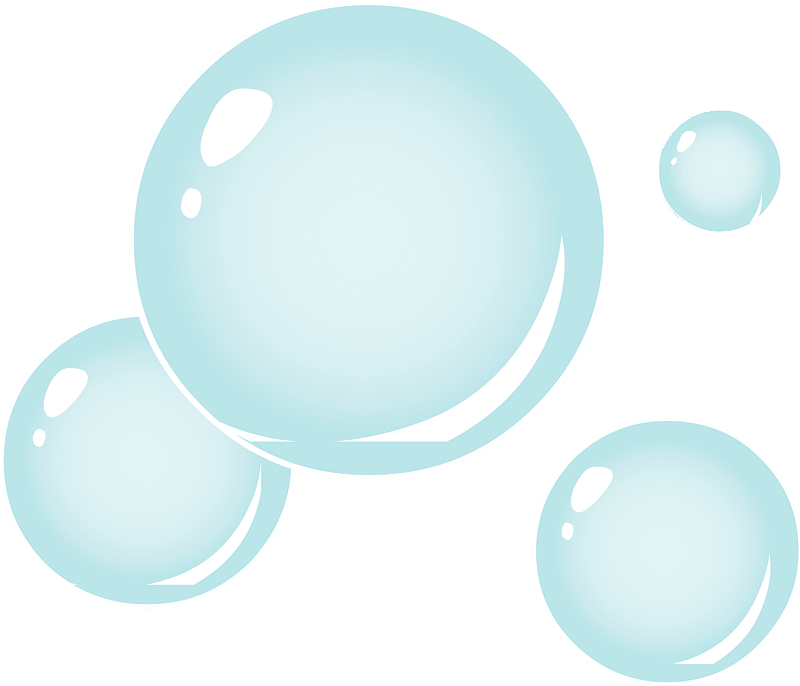 Blue bubbles - Free vector clipart images on creazilla.com