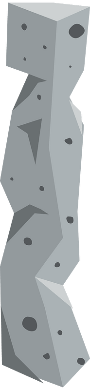 Grey stone pillar - Free vector clipart images on creazilla.com