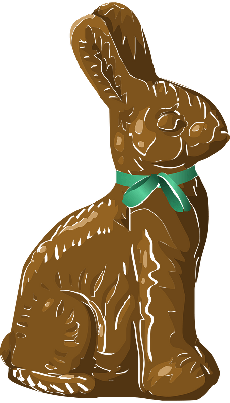 Chocolate rabbit - Free vector clipart images on creazilla.com