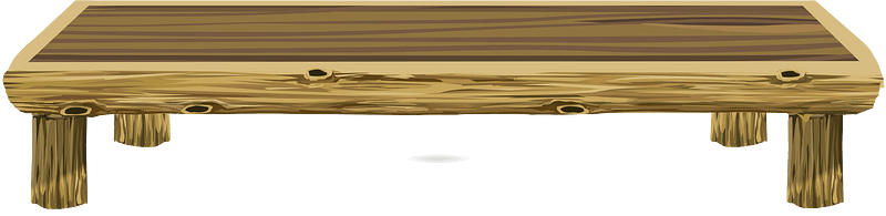 Wooden bench - Free vector clipart images on creazilla.com