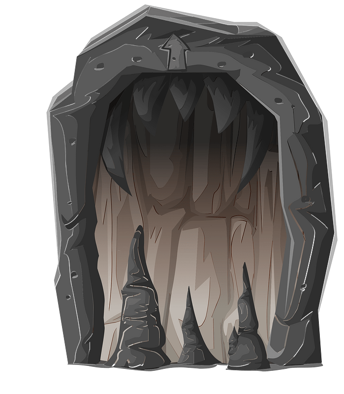 Horror hell grey door - Free vector clipart images on creazilla.com