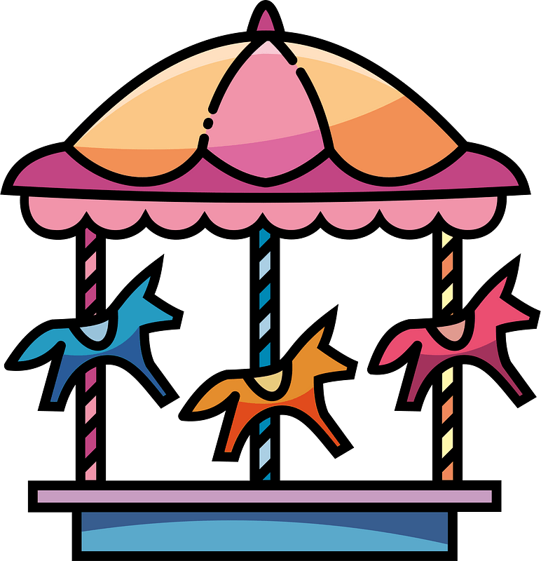Carousel clipart. Free download transparent .PNG | Creazilla
