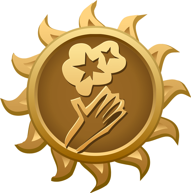 Sun emblem clipart. Free download transparent .PNG | Creazilla