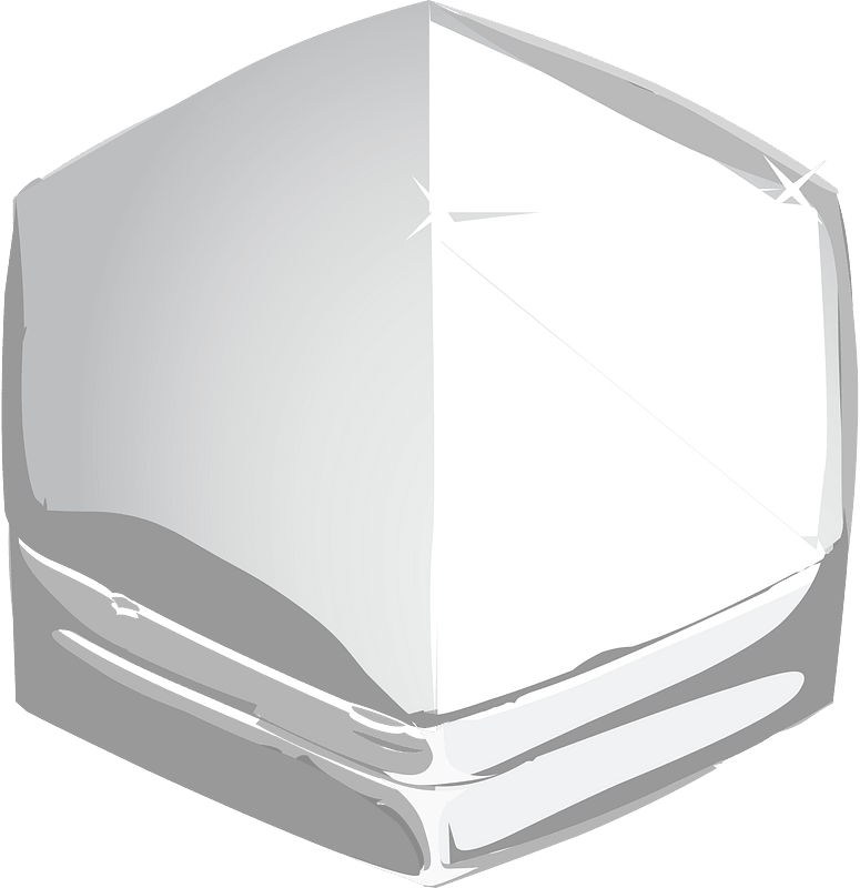 Silver powderbox - Free vector clipart images on creazilla.com