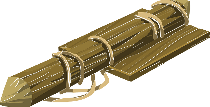 Fallen wooden log sign clipart. Free download transparent .PNG | Creazilla