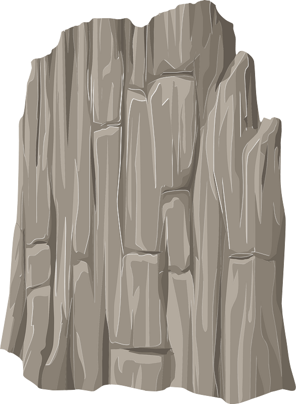 Light brown cliff front - Free vector clipart images on creazilla.com