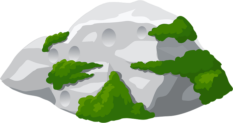 Grey dull rock - Free vector clipart images on creazilla.com