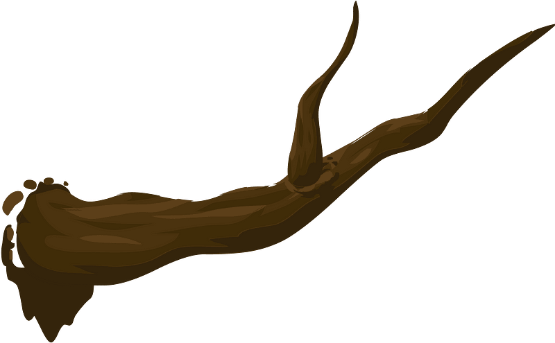 Brown tree branch - Free vector clipart images on creazilla.com