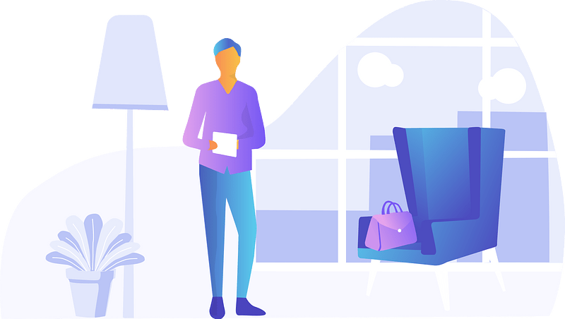 Man waiting - Free vector clipart images on creazilla.com