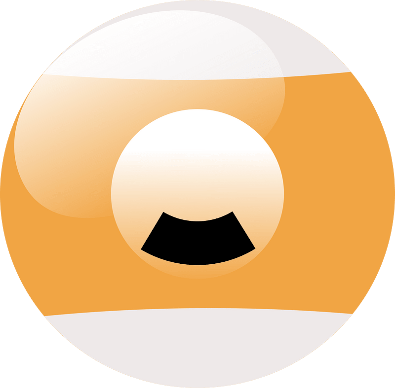 Yellow striped ball clipart. Free download transparent .PNG | Creazilla