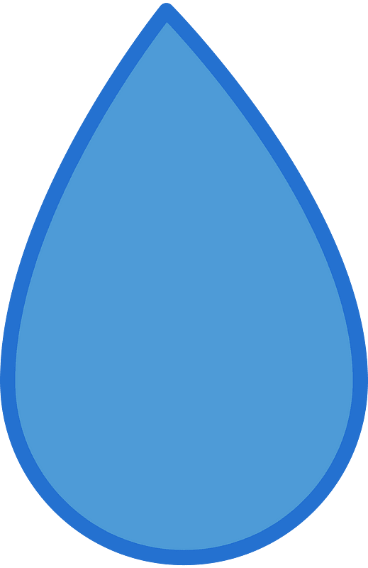Blue drop clipart. Free download transparent .PNG | Creazilla