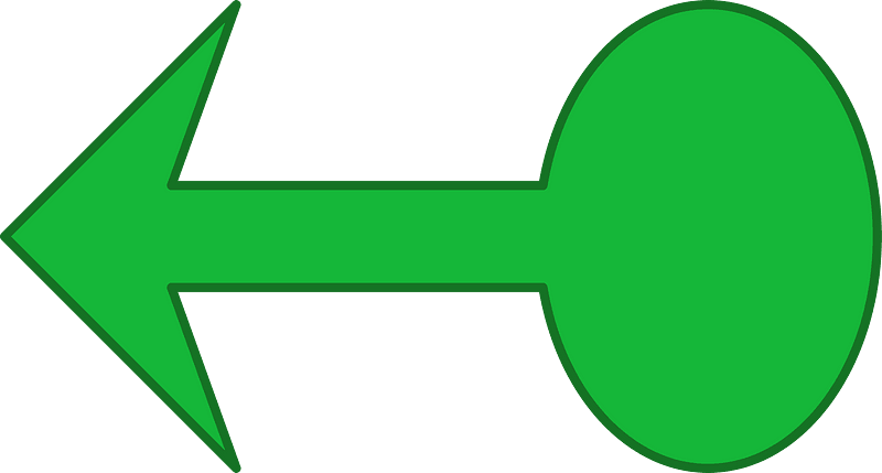 Green arrow right clipart. Free download transparent .PNG | Creazilla