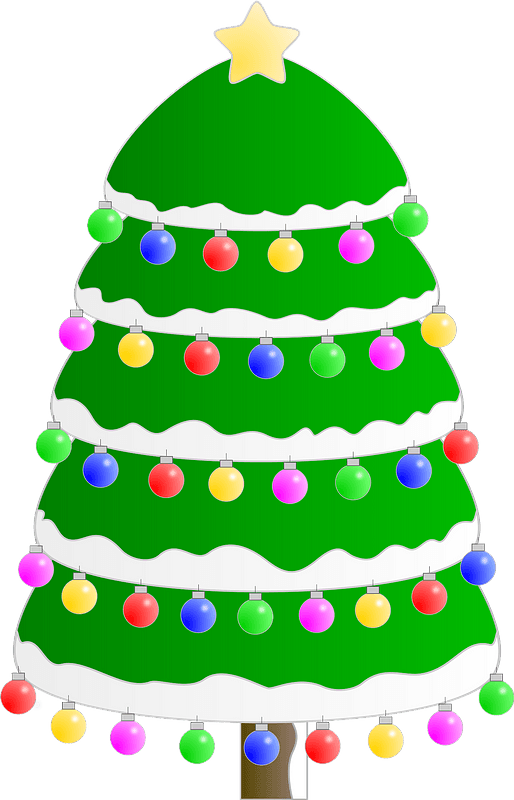 Christmas Tree Star Clipart