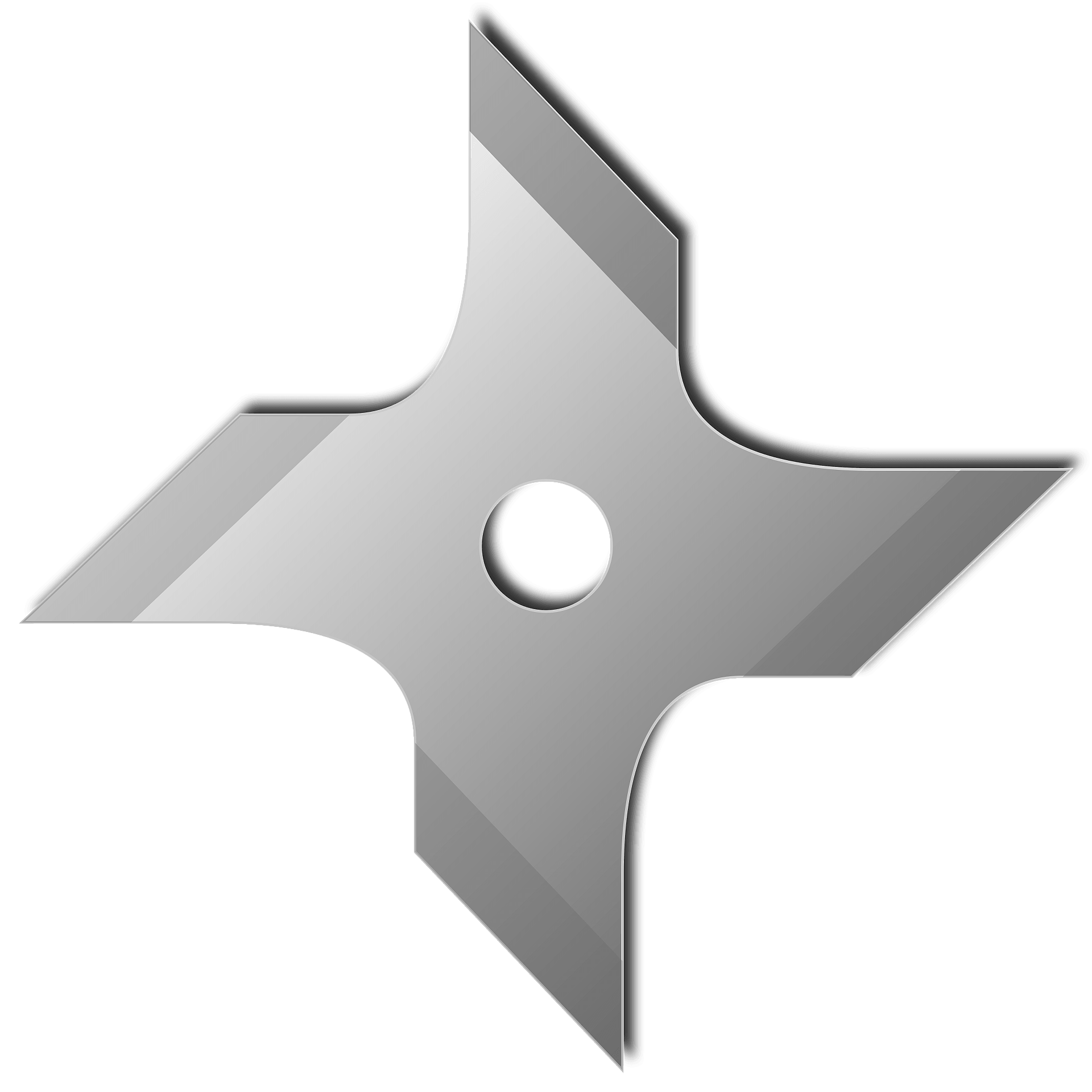 Ninja Throwing Stars Clipart Border