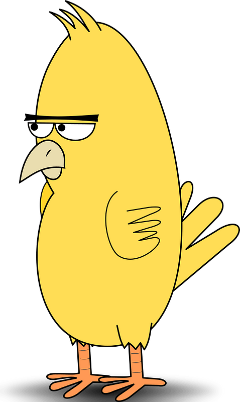 Yellow Bird clipart. Free download transparent .PNG | Creazilla