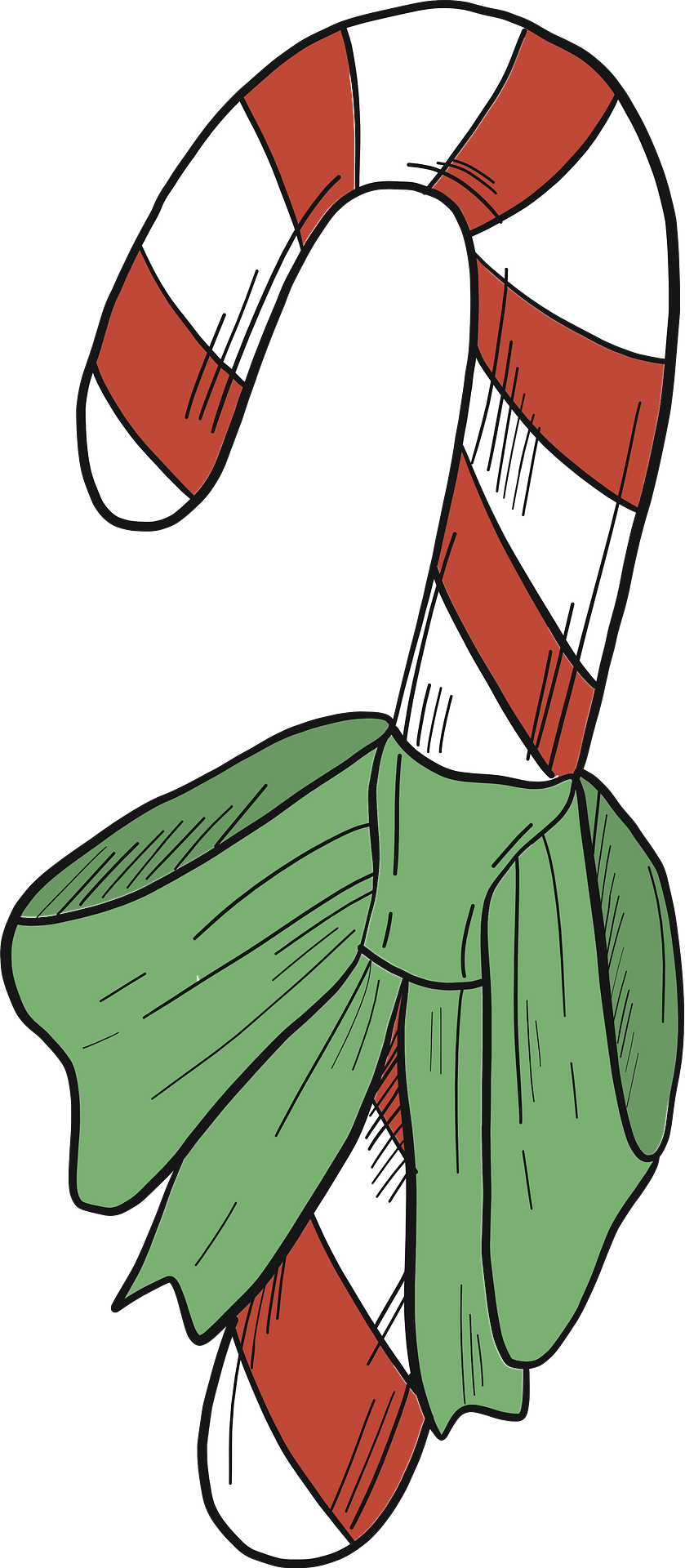 Christmas Candy Cane Clip Art