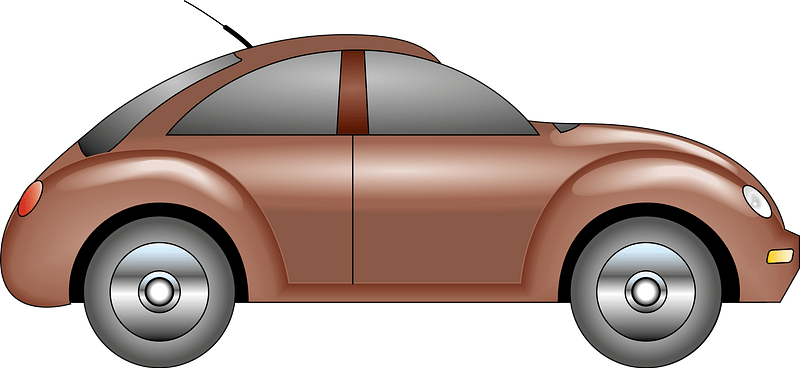 Brown Car - Free vector clipart images on creazilla.com