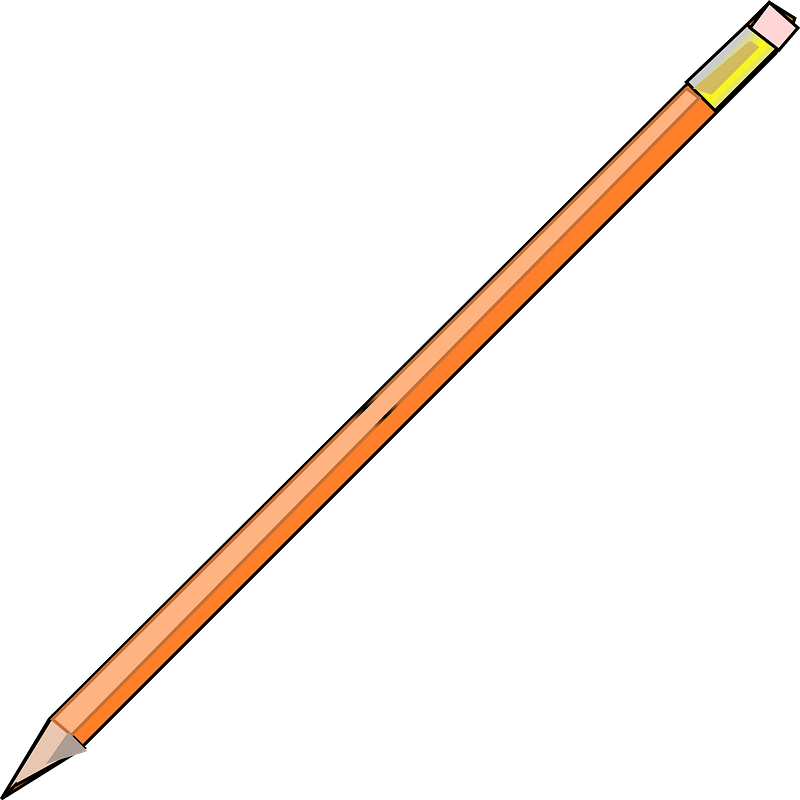 Orange Pencil clipart. Free download transparent .PNG | Creazilla