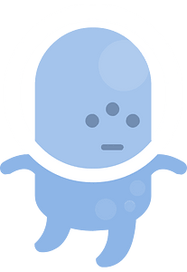 Blue alien - Free vector clipart images on creazilla.com