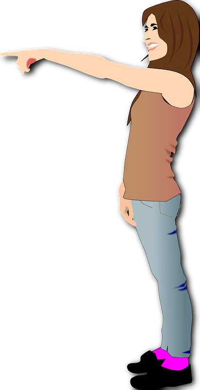 Clipart Person Pointing