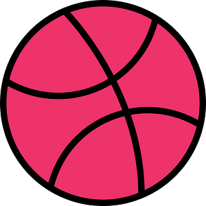 Pink Basketball - Free vector clipart images on creazilla.com