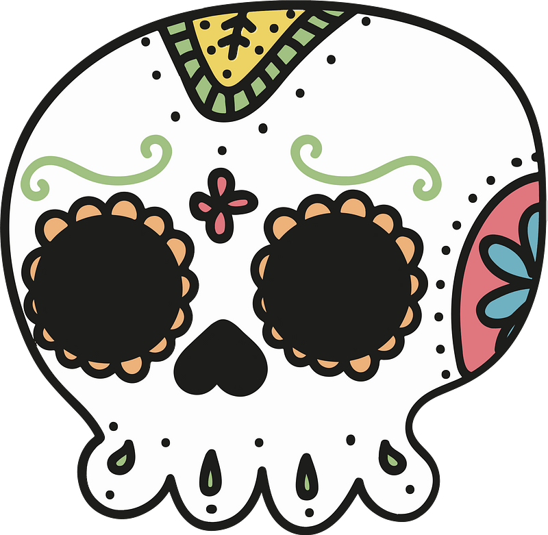 Sugar Skull clipart. Free download transparent .PNG | Creazilla