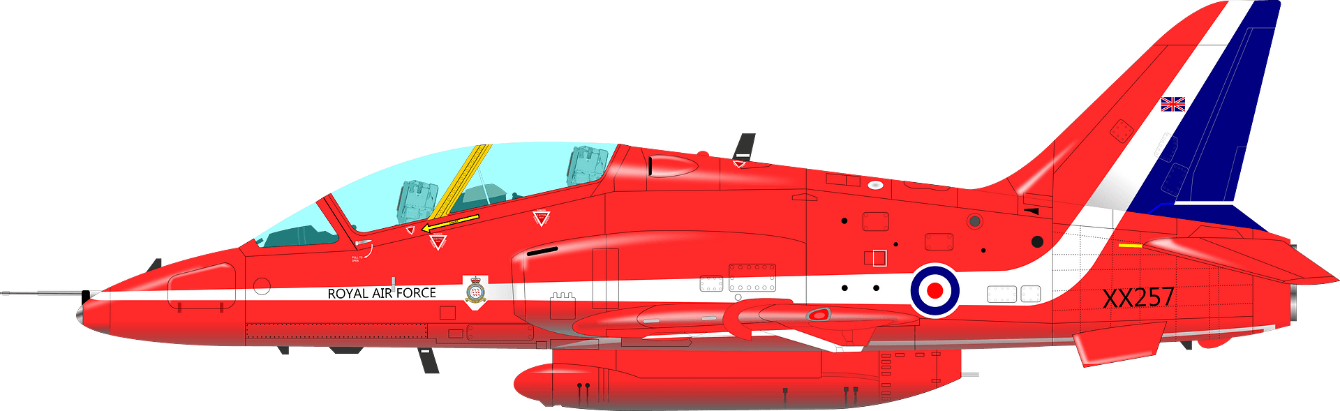 Red Arrows Planes Clipart