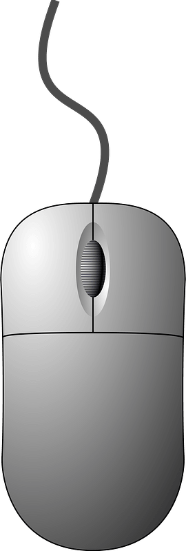 Crispy Computer Mouse Top down View clipart. Free download transparent ...