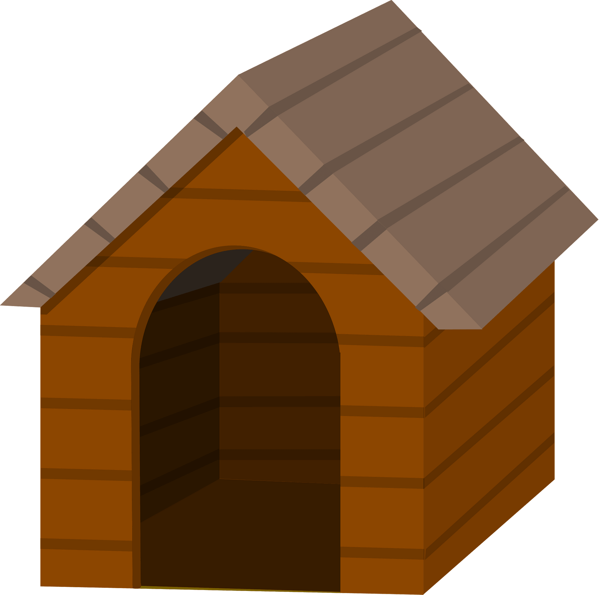 Dog Houses Clipart