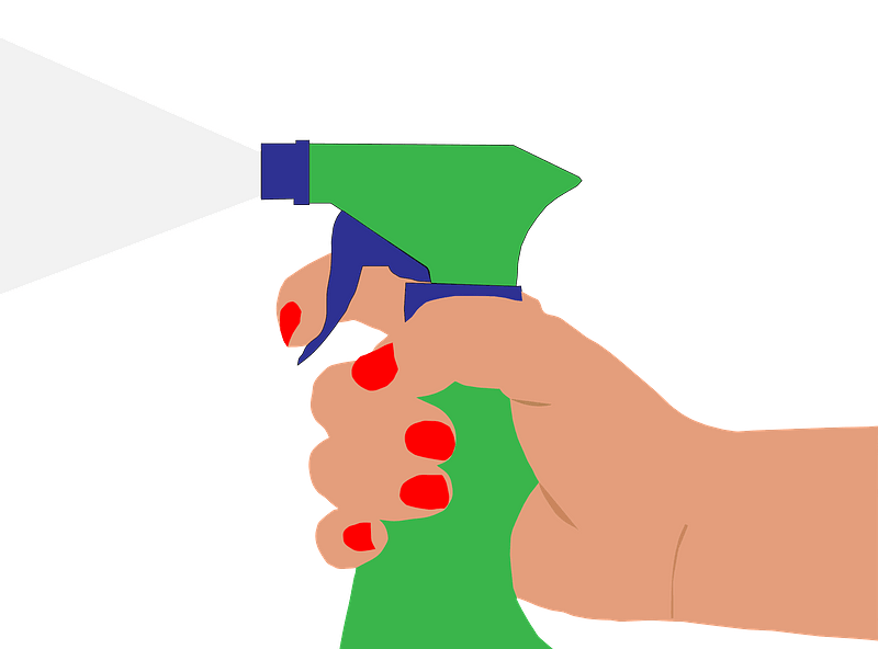 Hand Spray Bottle clipart. Free download transparent .PNG | Creazilla