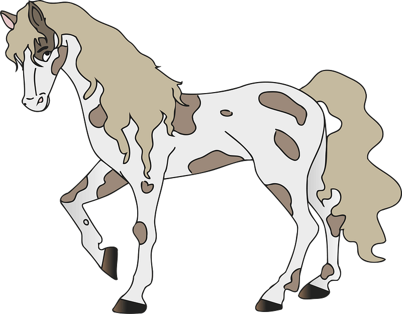 Spotted Horse clipart. Free download transparent .PNG | Creazilla