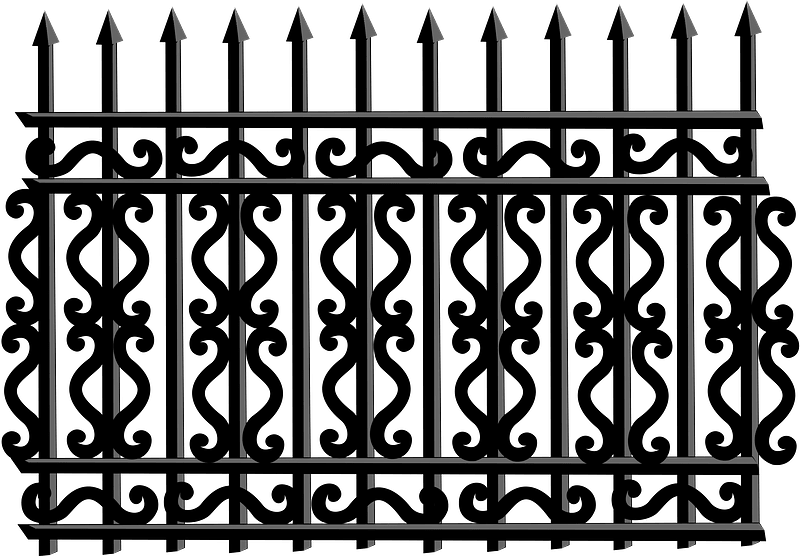 Wrought Iron Fence Texture