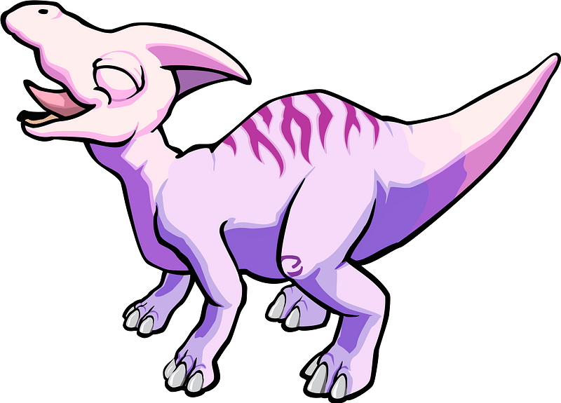 Hadrosaur Laughing clipart. Free download transparent .PNG | Creazilla