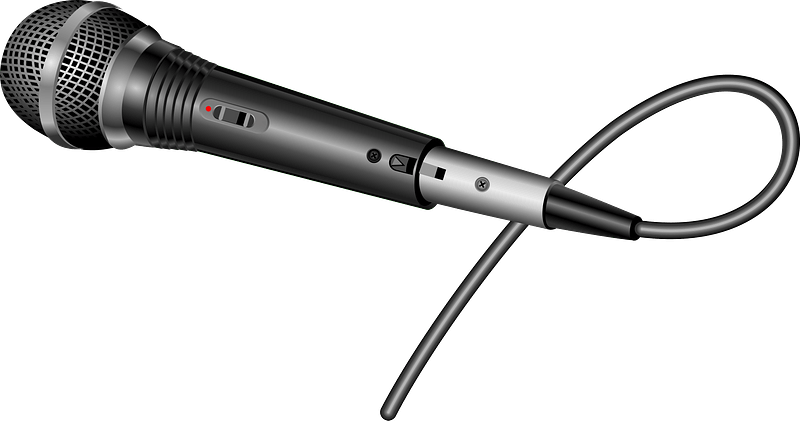 Corded Microphone clipart. Free download transparent .PNG | Creazilla